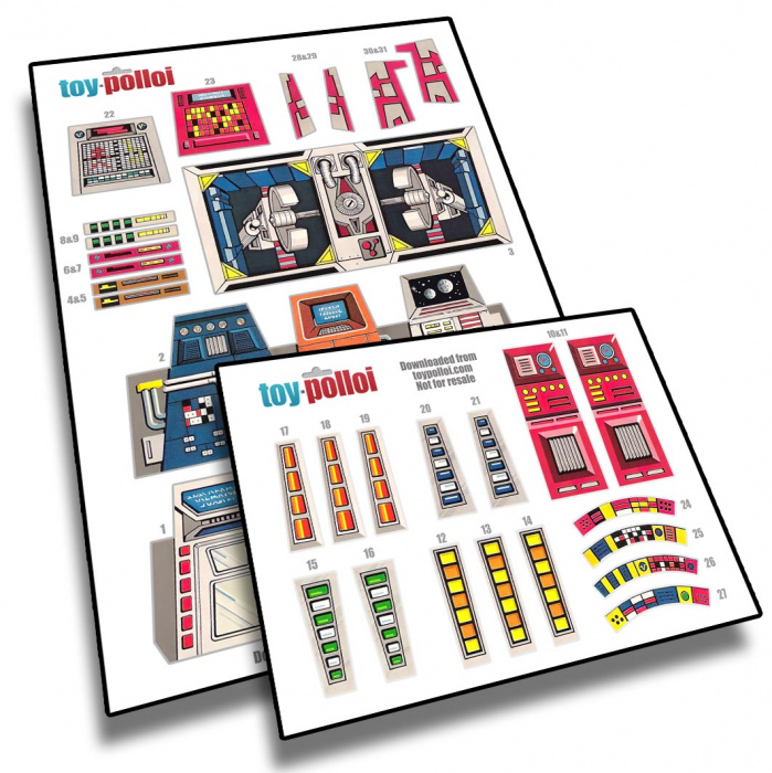 Toy Polloi - Vintage Star Wars Star Destroyer Decals (PDF) - FREE