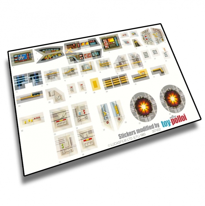 Toy Polloi - Vintage Star Wars Y-wing Decals (PDF) - FREE