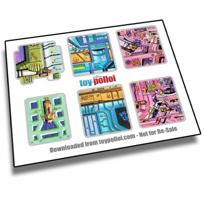 Toy Polloi - R2-D2 Vintage Kenner 12 figure decals (PDF) - FREE