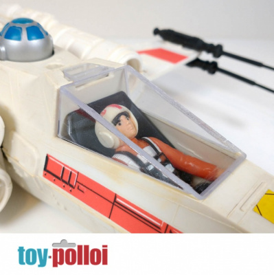 Toy Polloi - Vintage Palitoy / Kenner Star Wars X-wing - Cockpit glass ...